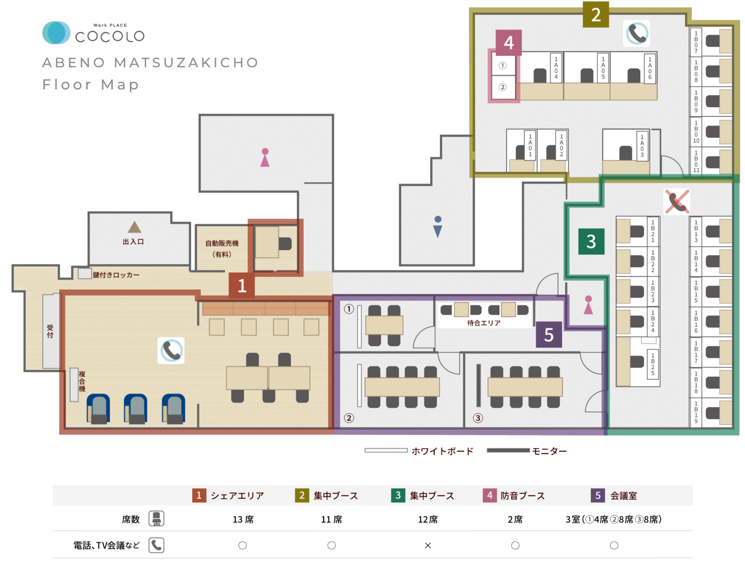 Work PLACE COCOLO 阿倍野 | JR西日本グループによる大阪・兵庫等のコワーキングスペース・シェアオフィス